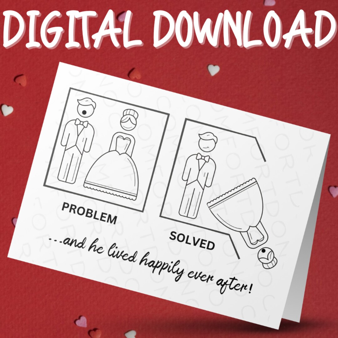 Divorce Card • Divorce Gift • Printable Card • Digital Download • Card ...