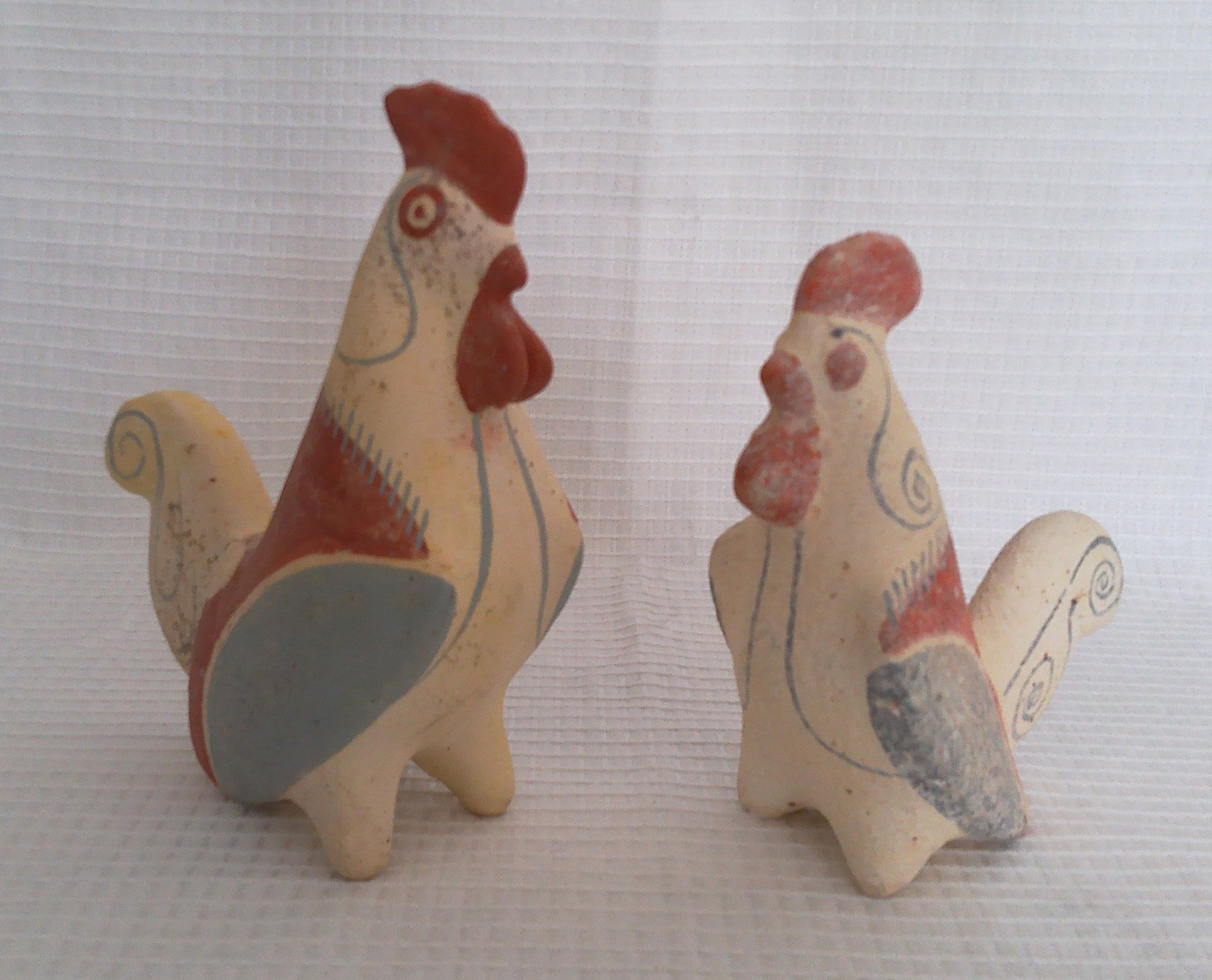 Greek "ancient Art Style" Chickens - 1983 - Etsy