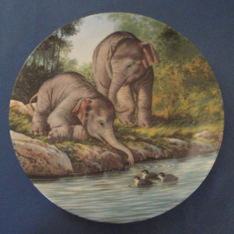 Elephant Plate - Etsy