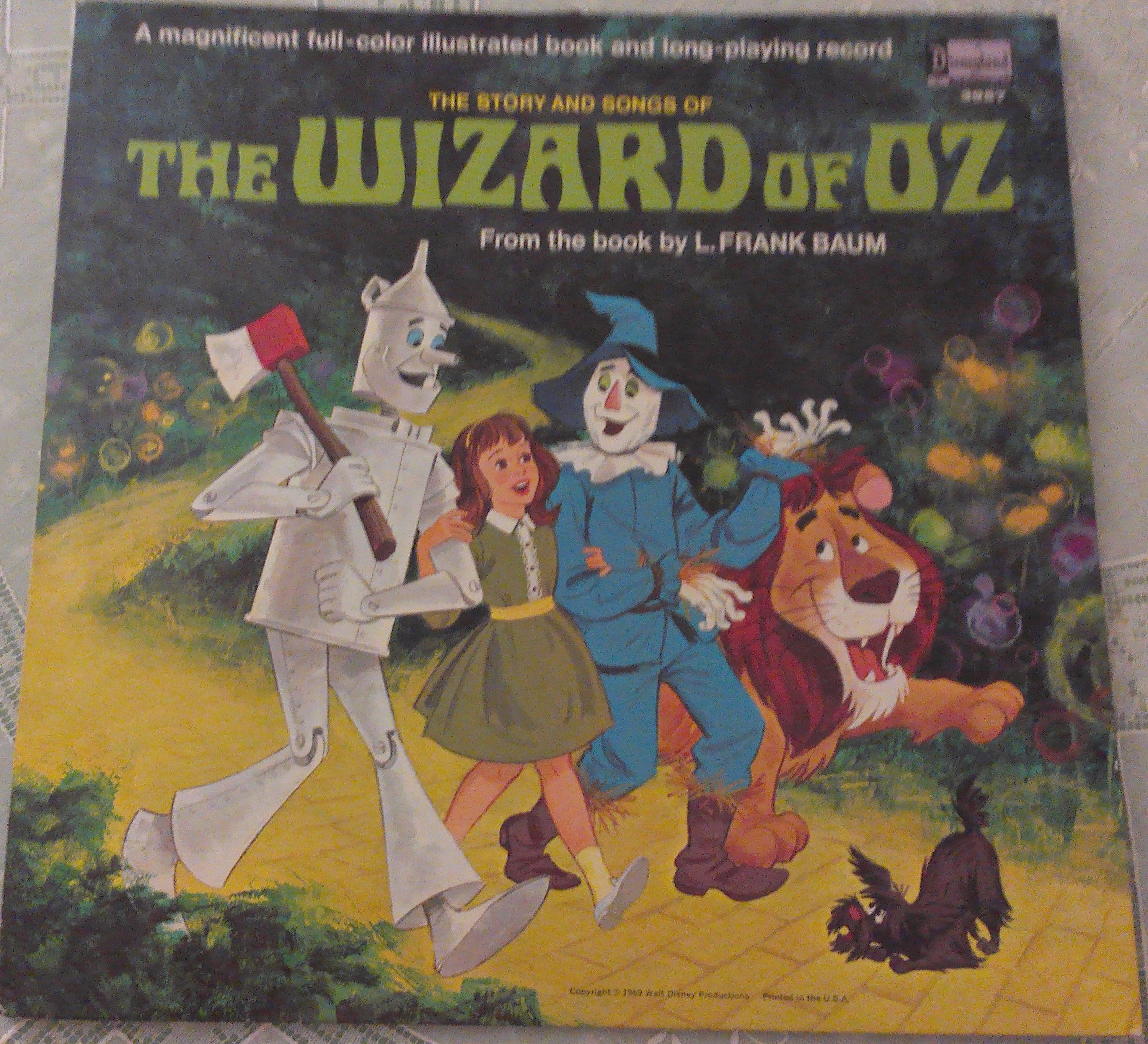 Vintage Children's Record "the Songs From the Wizard of Oz" 1969 - Etsy