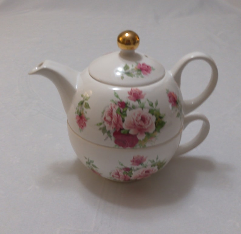 Vintage Arthur Wood & Sons Tea for One - Staffordshire, England ...