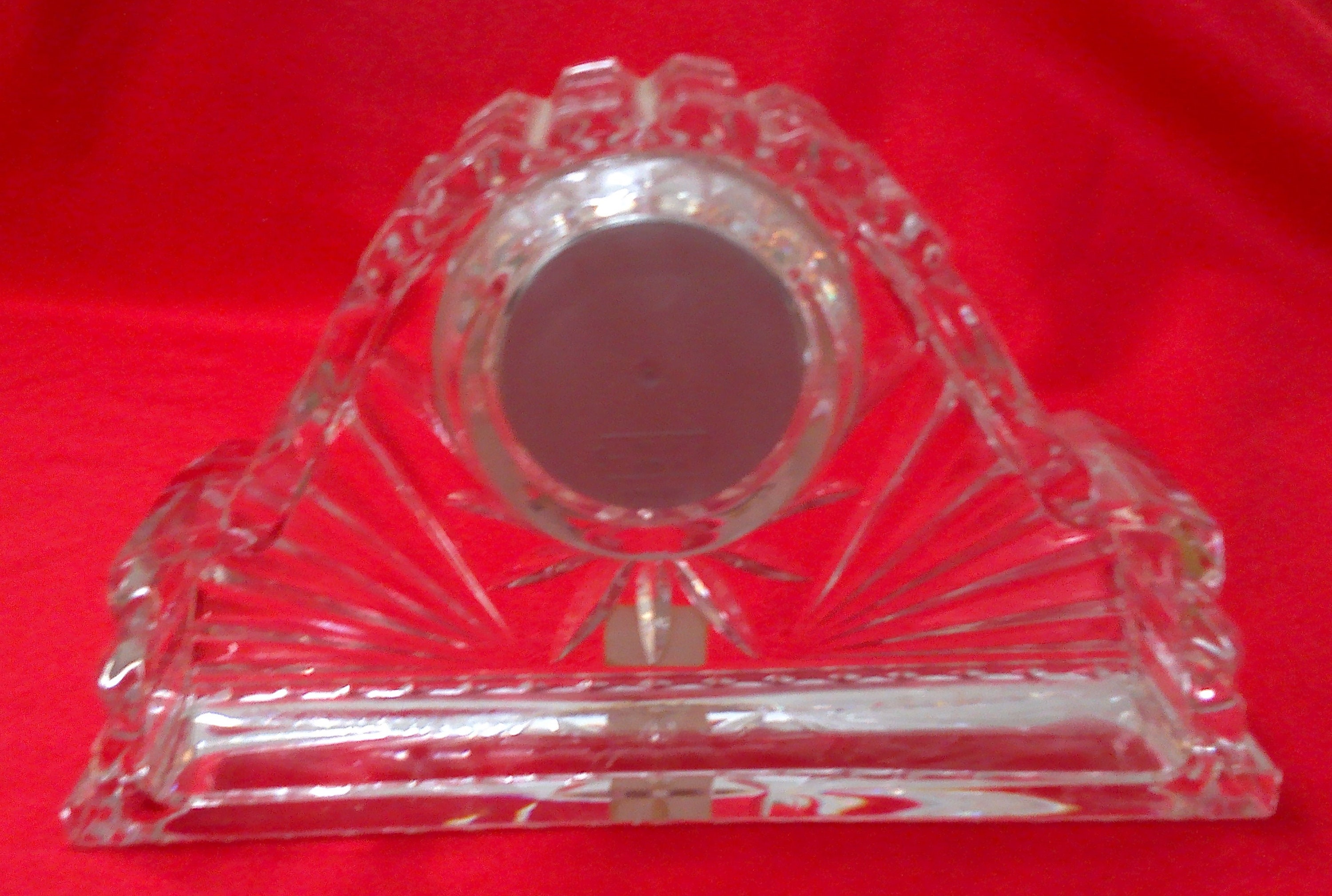 Mikasa 'ashley' Crystal Mantle Clock Germany - Etsy