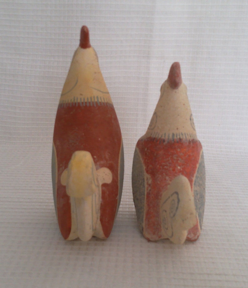Greek "ancient Art Style" Chickens - 1983 - Etsy