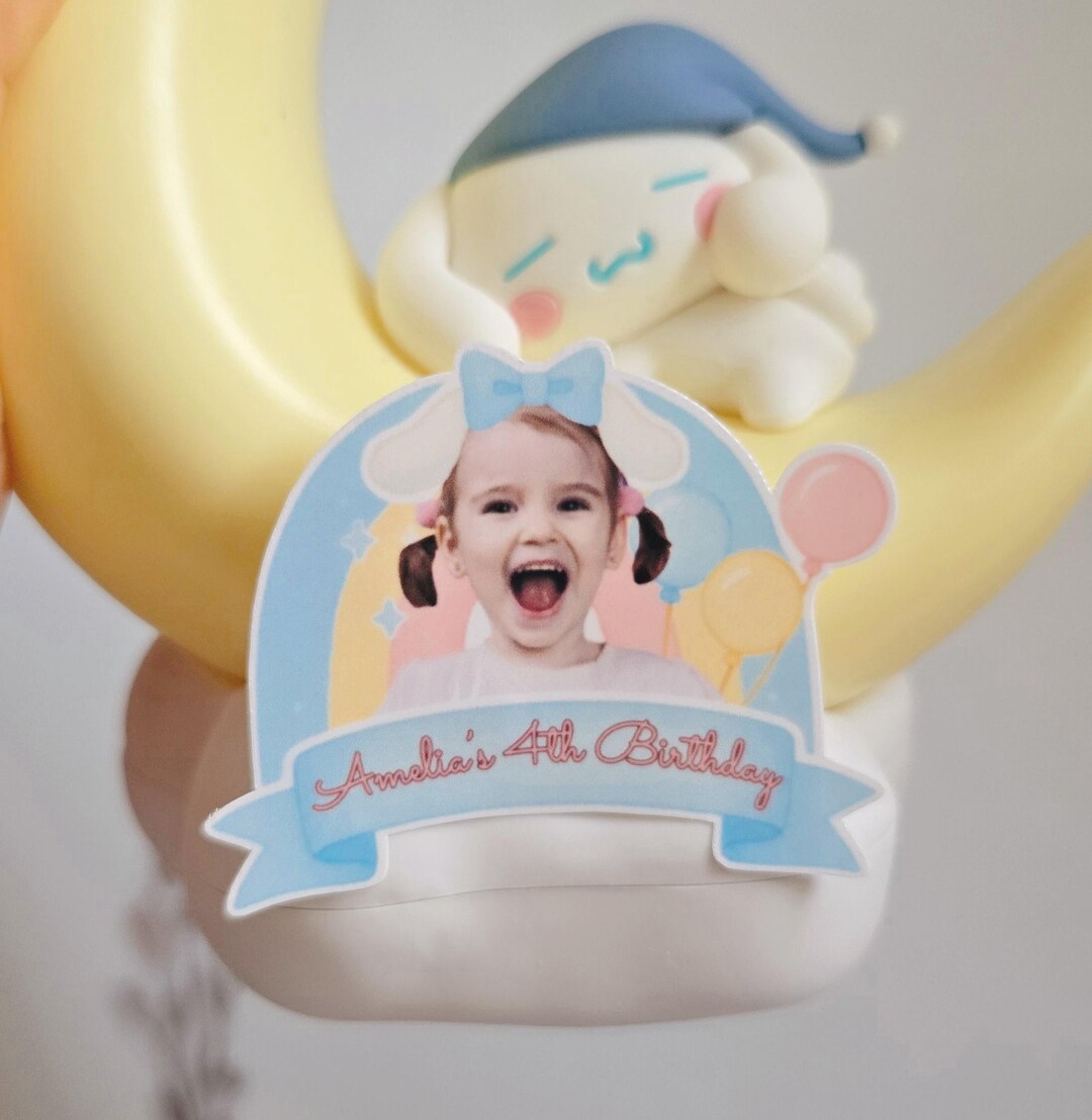 Set by Sizes - Cinnamoroll Inspired Birthday Sticker｜custom Kids ...