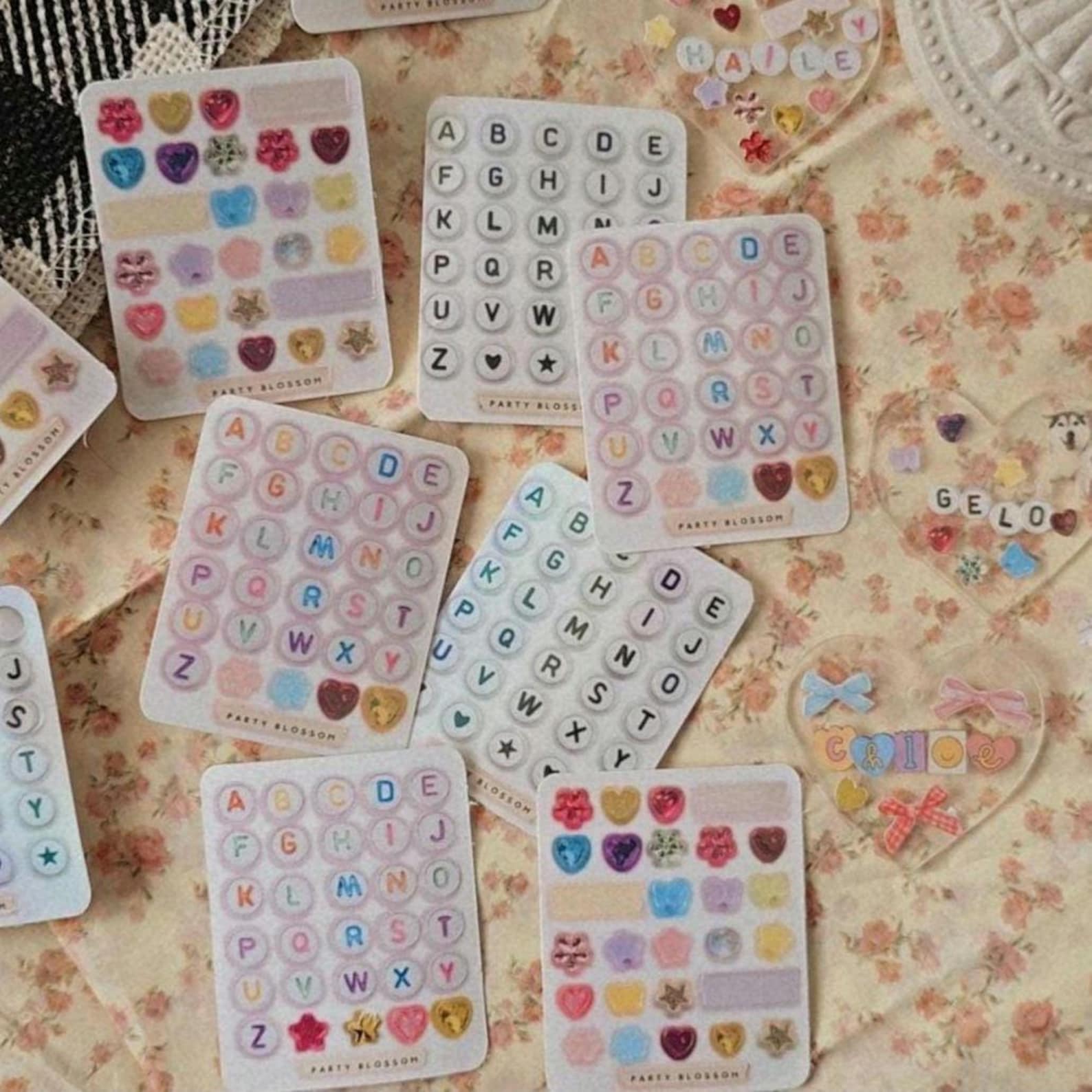 Friendship Bead Stickers Premium Waterproof Actual Size of Beads I ...