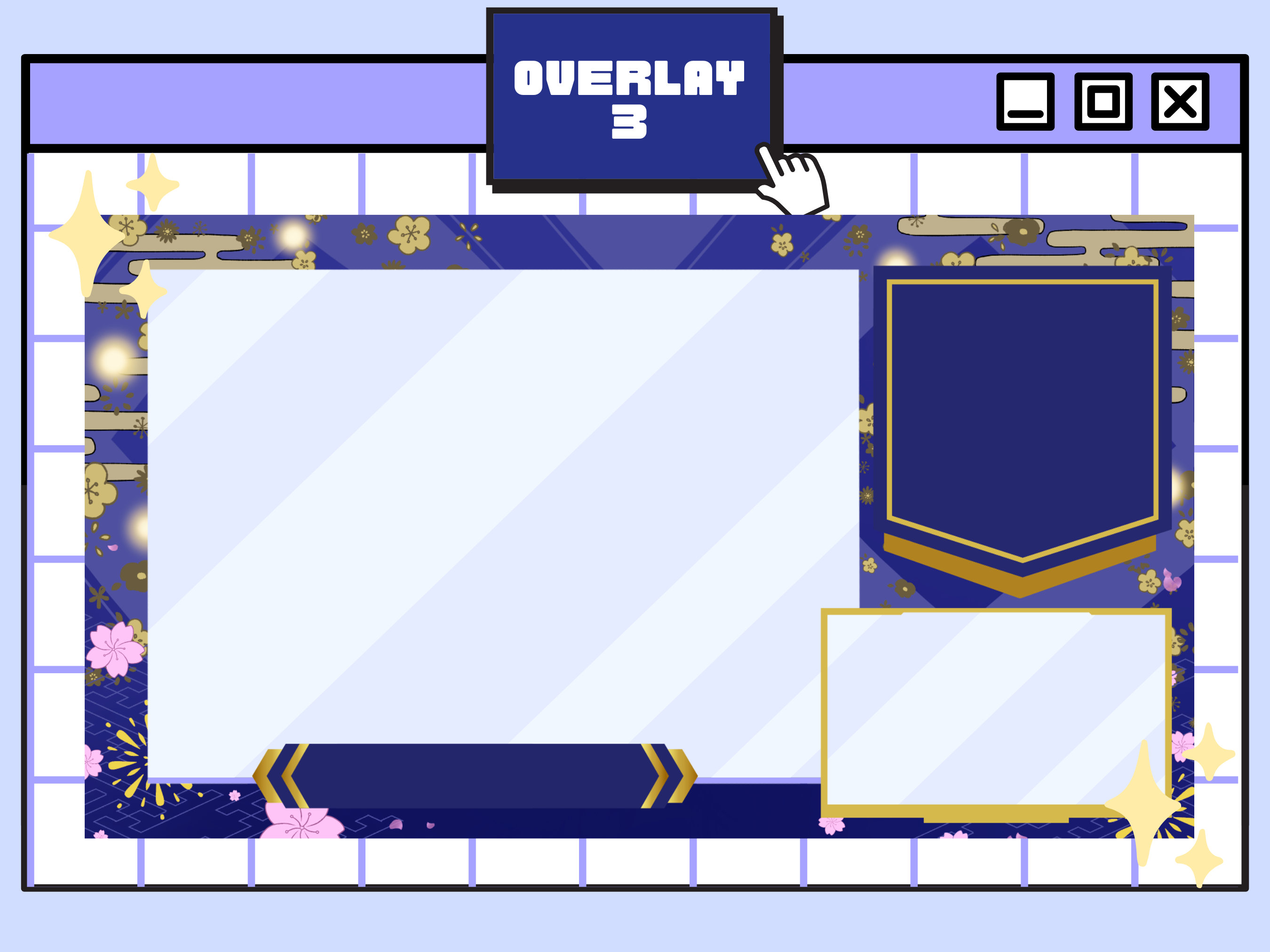 Twitch Stream Overlay- Genshin Ayaka Inspired | Cute Stream Overlay ...