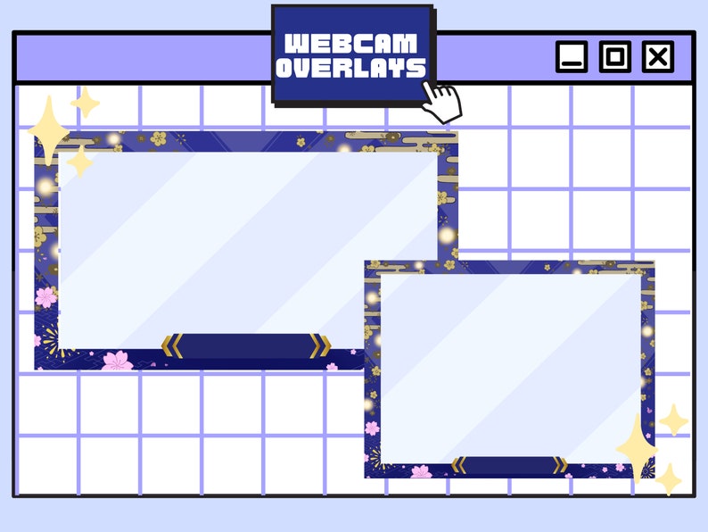 Twitch Stream Overlay- Genshin Ayaka Inspired | Cute Stream Overlay ...