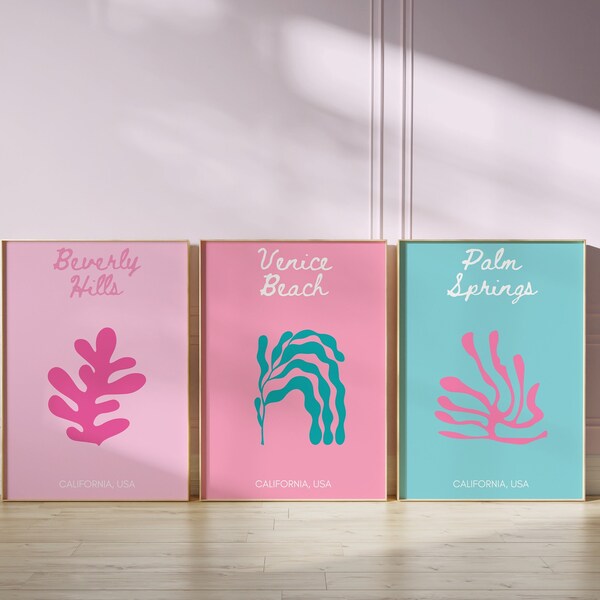 Preppy Beach Wall Art - Etsy