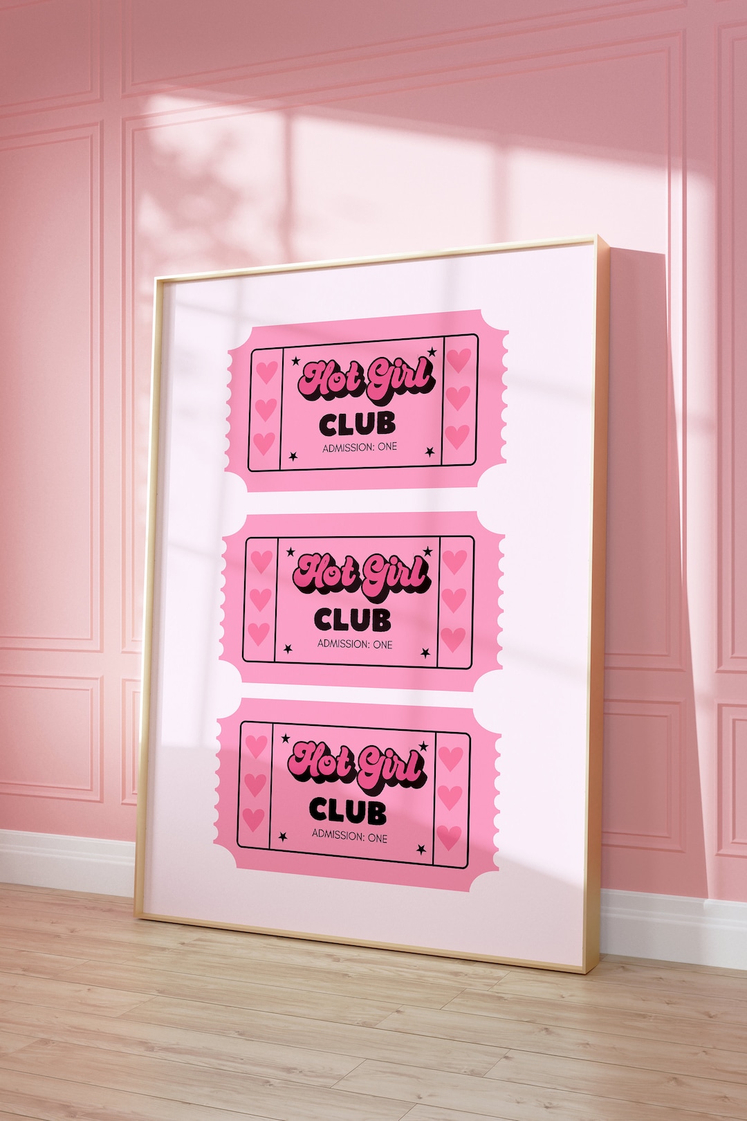 Hot Girl Club Wall Art Printable Instant Digital Download Poster ...