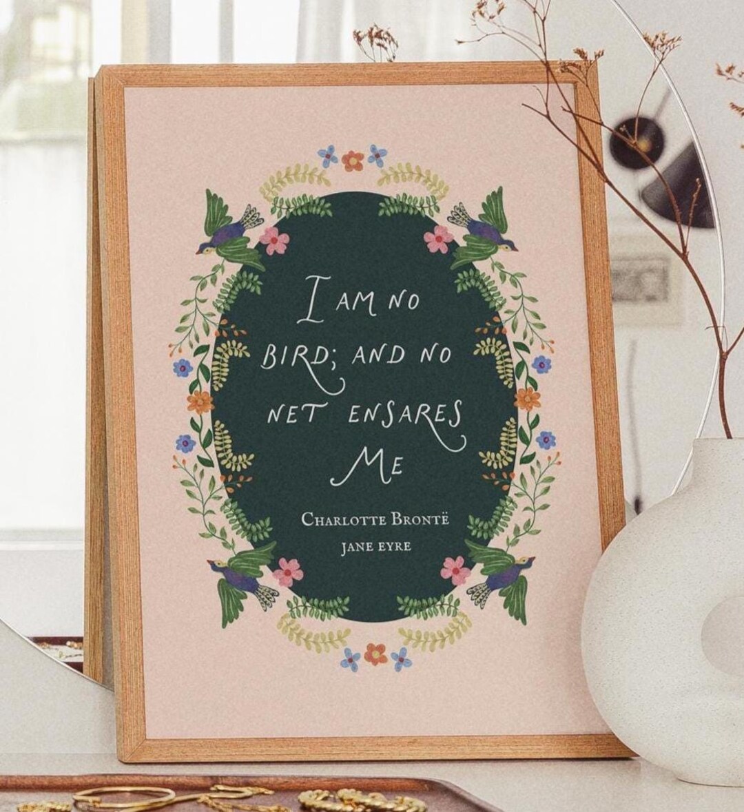 Charlotte Brontë Print: Jane Eyre Quote Poster (digital Download) - Etsy