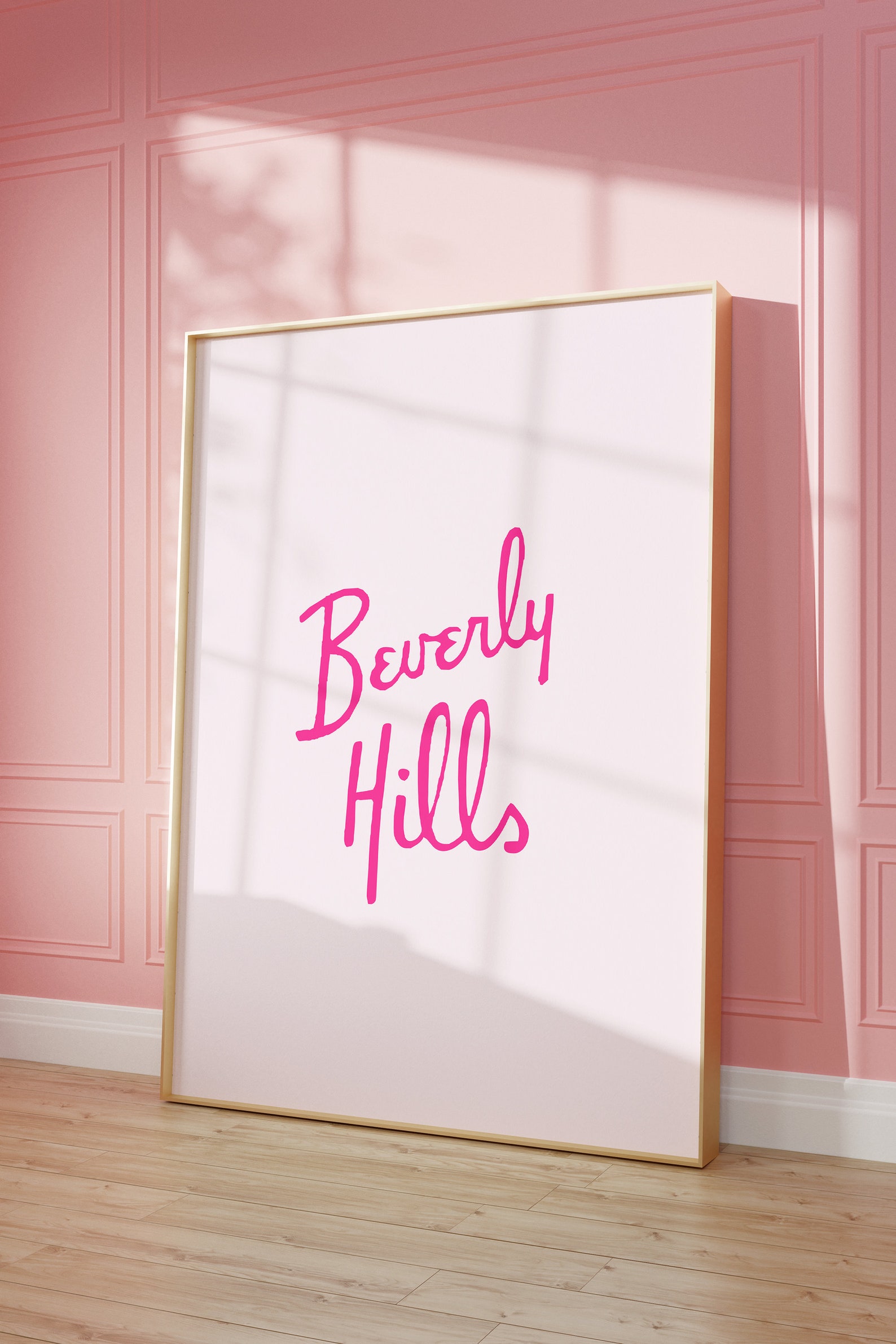 Set of 3 Preppy Pink Wall Prints Vintage Retro Beach Aesthetic Art ...