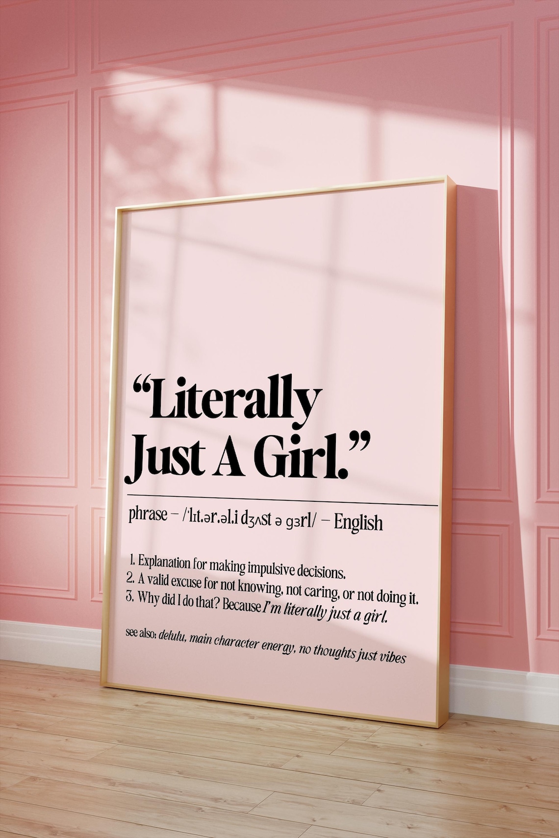 Dictionary Word Definition Print | DIGITAL DOWNLOAD | Minimalist Wall ...