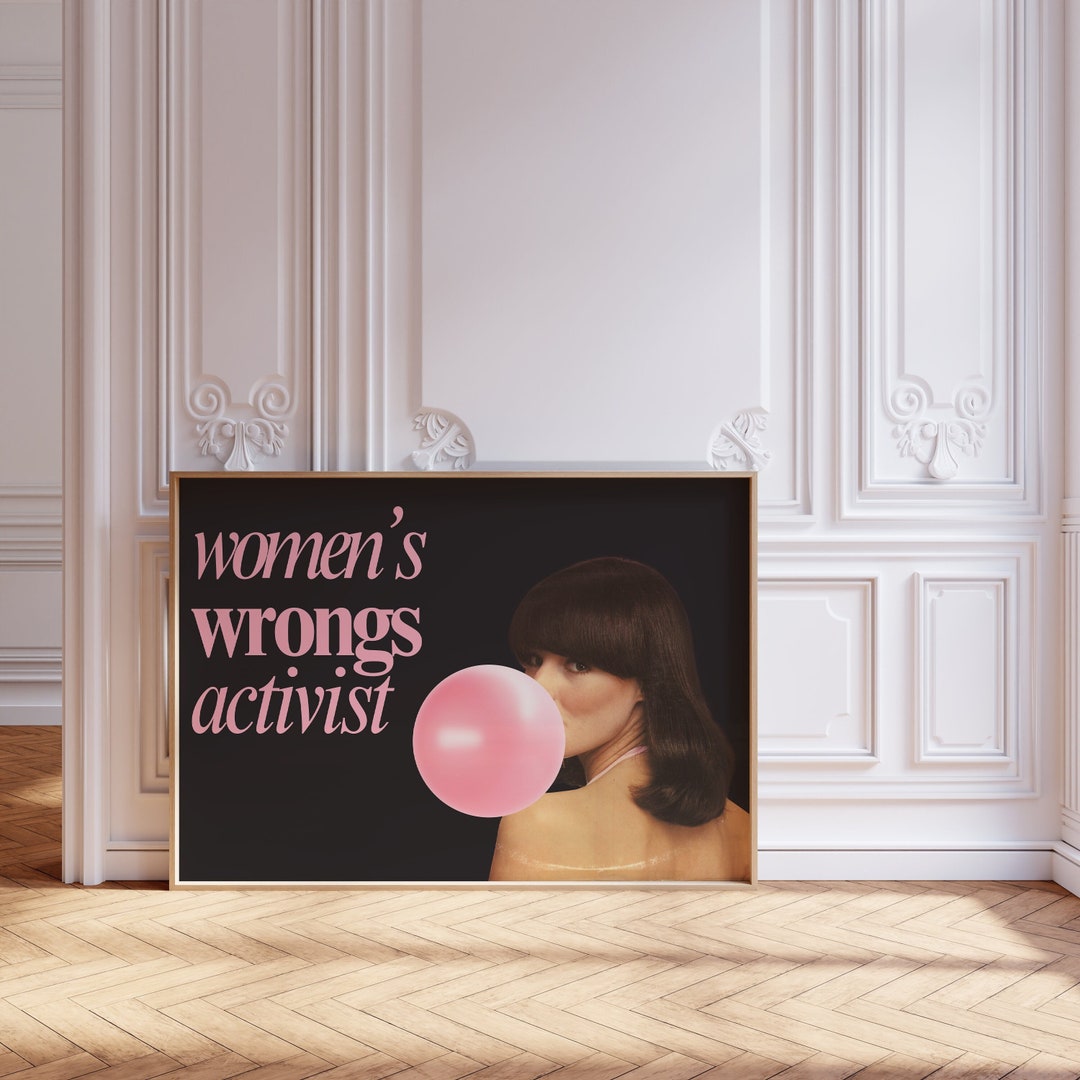 Trendy Vintage 70s Printable Wall Art Retro Woman Poster for Bedroom ...