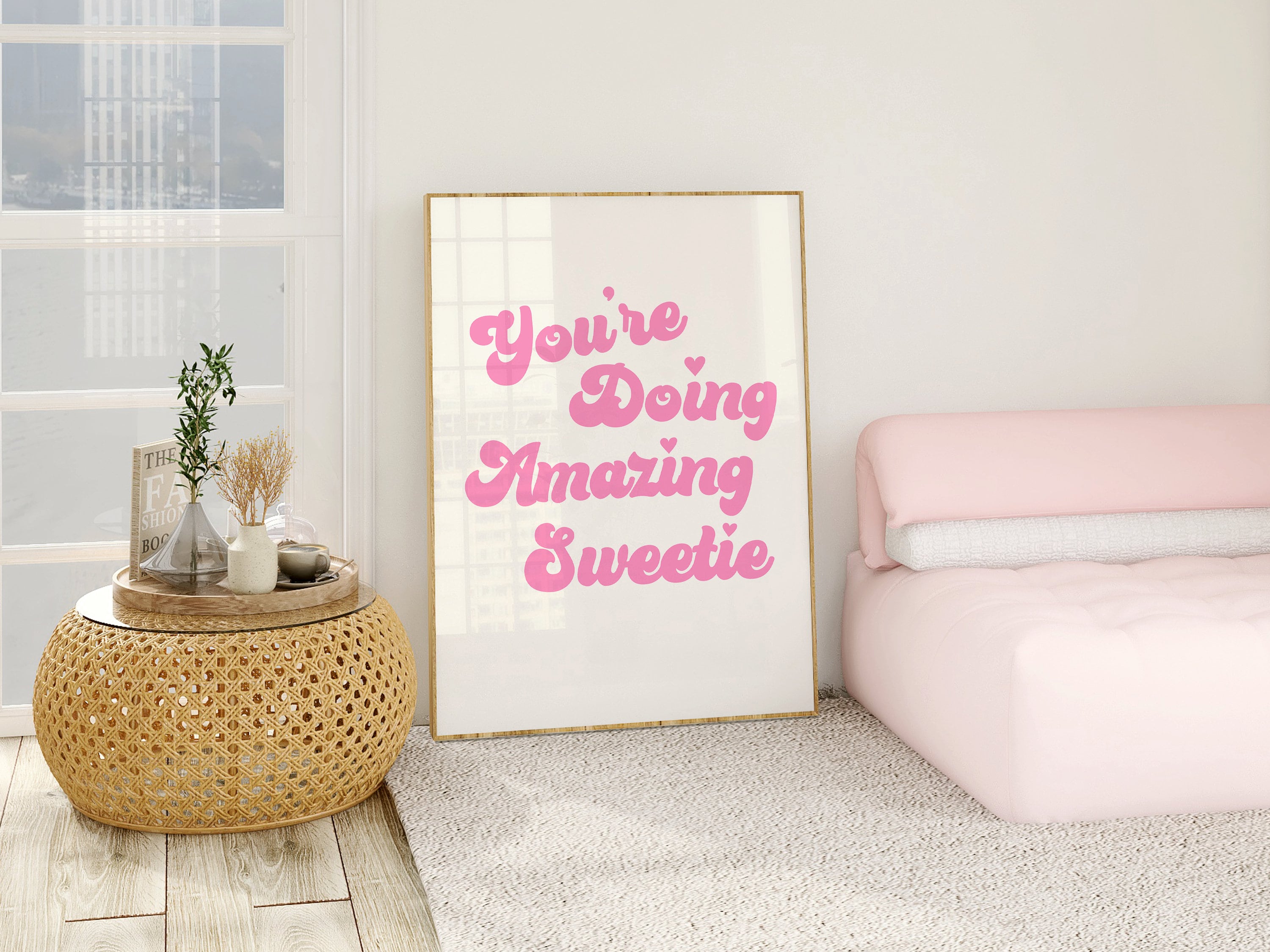 You're Doing Amazing Sweetie Instant Digital Download Poster Wall Art ...