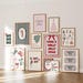 Set of 12 Boho Christmas Printables, Colorful Holiday Decor Wall Art ...