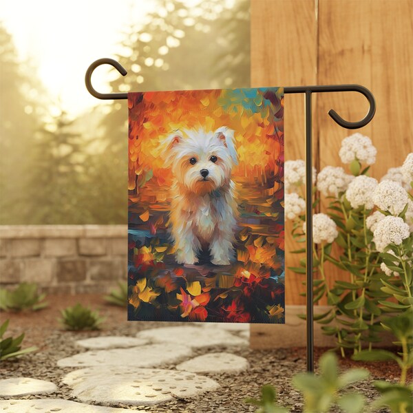 Maltese Dog Flag - Etsy