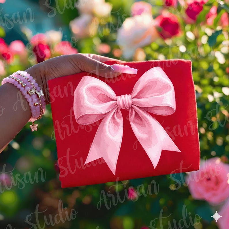 Valentine's Day Shirt Mockup | Hand Holding Folded Shirt (digital ...