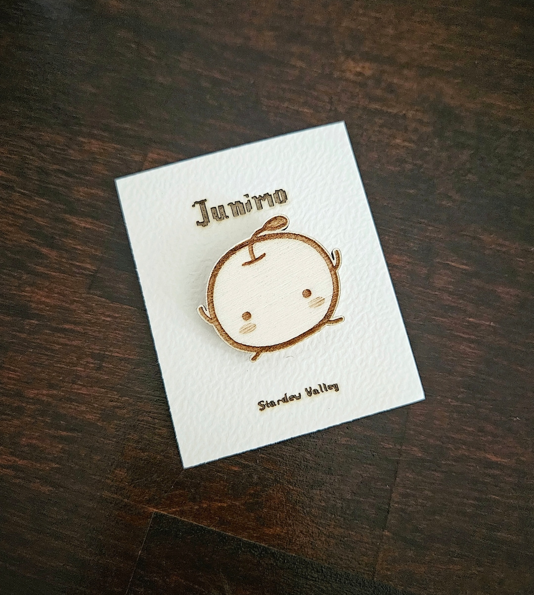 Junimo | Stardew Valley | Wooden 1-pin Badge | 3mm - Etsy