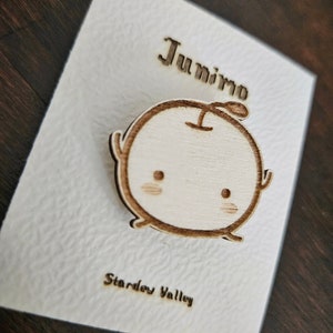 Junimo | Stardew Valley | Wooden 1-pin Badge | 3mm - Etsy