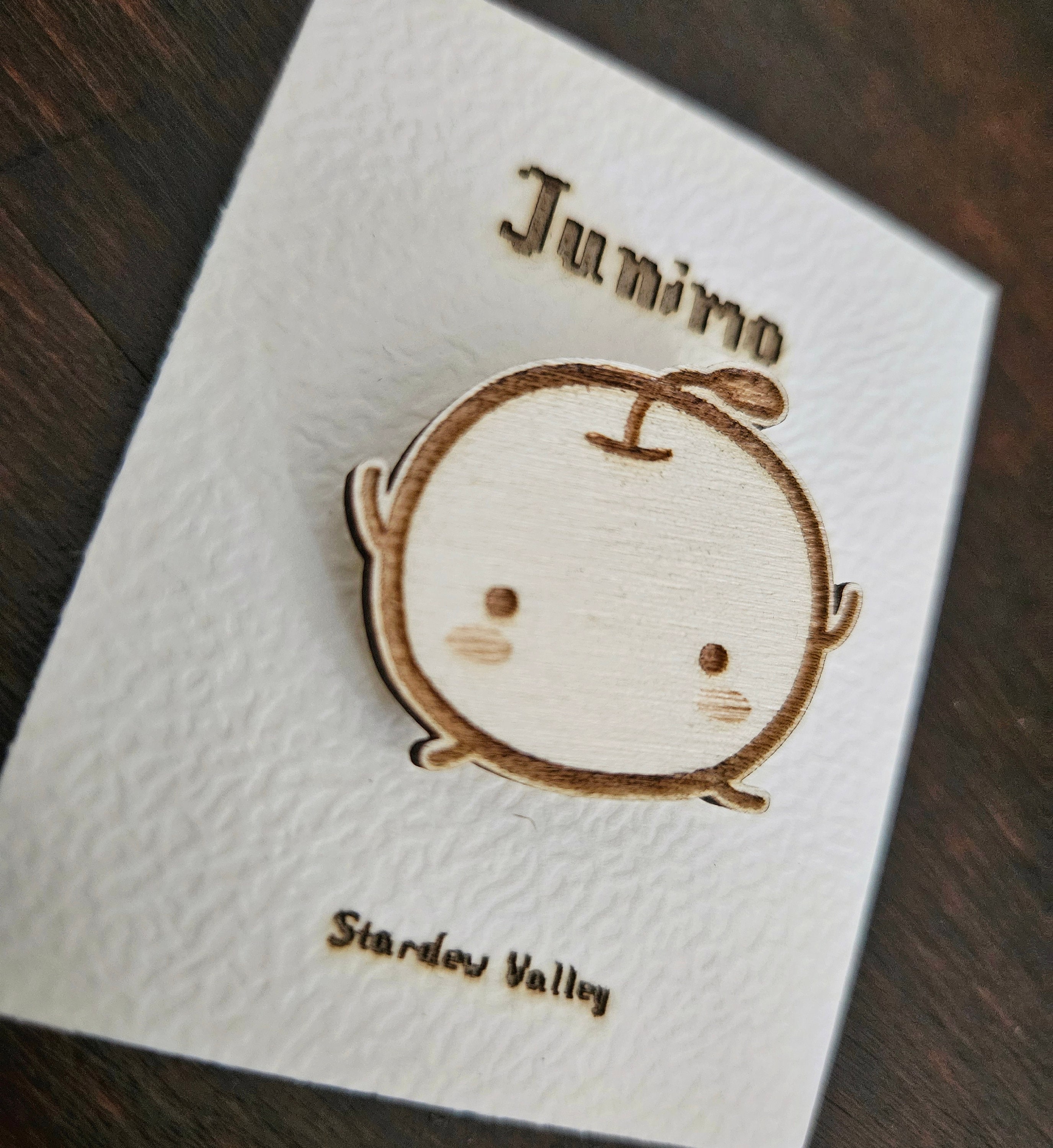 Junimo Stardew Valley Wooden 1-pin Badge 3mm - Etsy