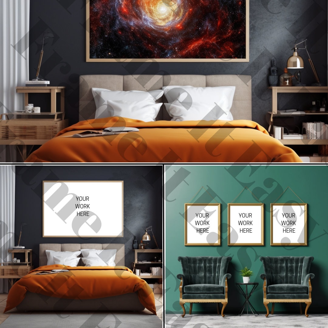 Frame Mockup Pack 2 20 Png Pack, Picture Mockup, Wallpaper Mockup ...