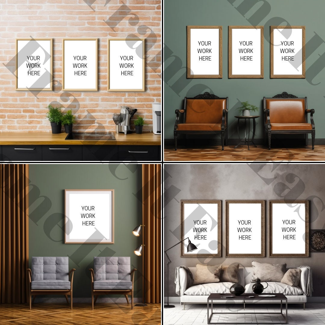 Frame Mockup Pack 2 20 Png Pack, Picture Mockup, Wallpaper Mockup ...
