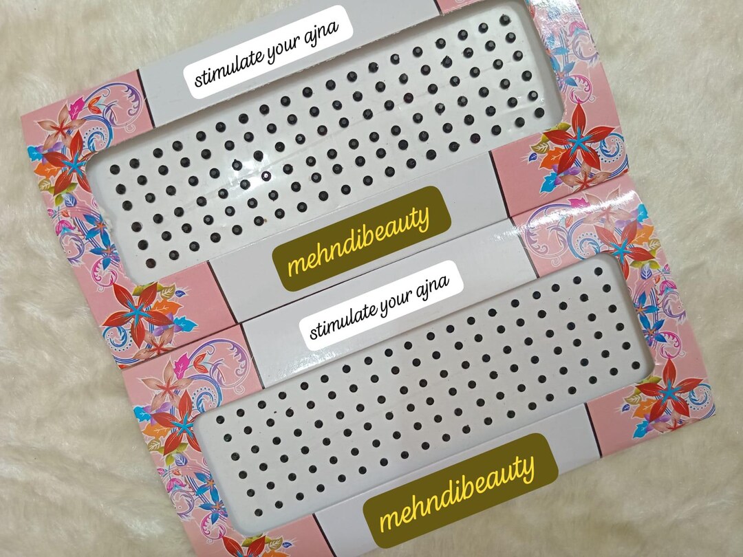 114bindis Black Small Round Indian Bindis Sticker,nose Studs Stickers ...
