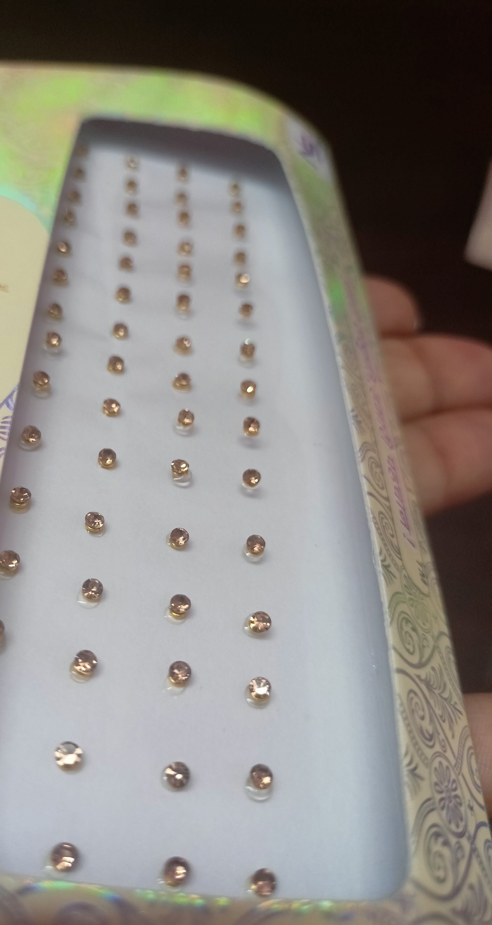 Golden Stone Bindi, Self Adhesive Face Gems (1mm 2mm 3mm) - Etsy
