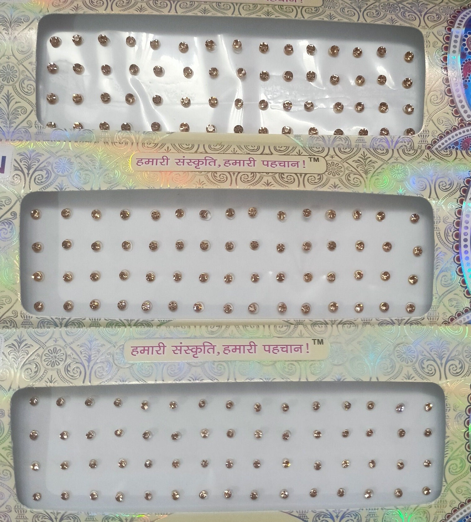 Golden Stone Bindi, Self Adhesive Face Gems (1mm 2mm 3mm) - Etsy