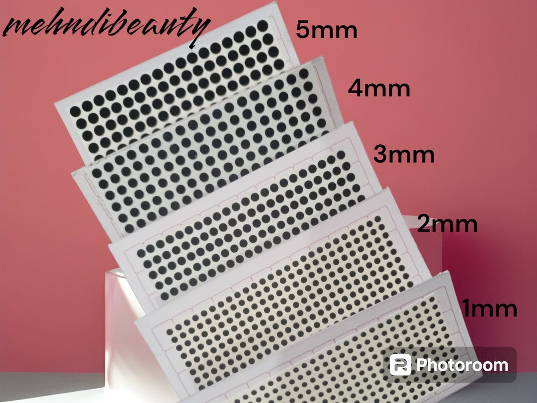 Black High Quality Velvet Indian Bindis in 5 Sizes,purple,marriage ...