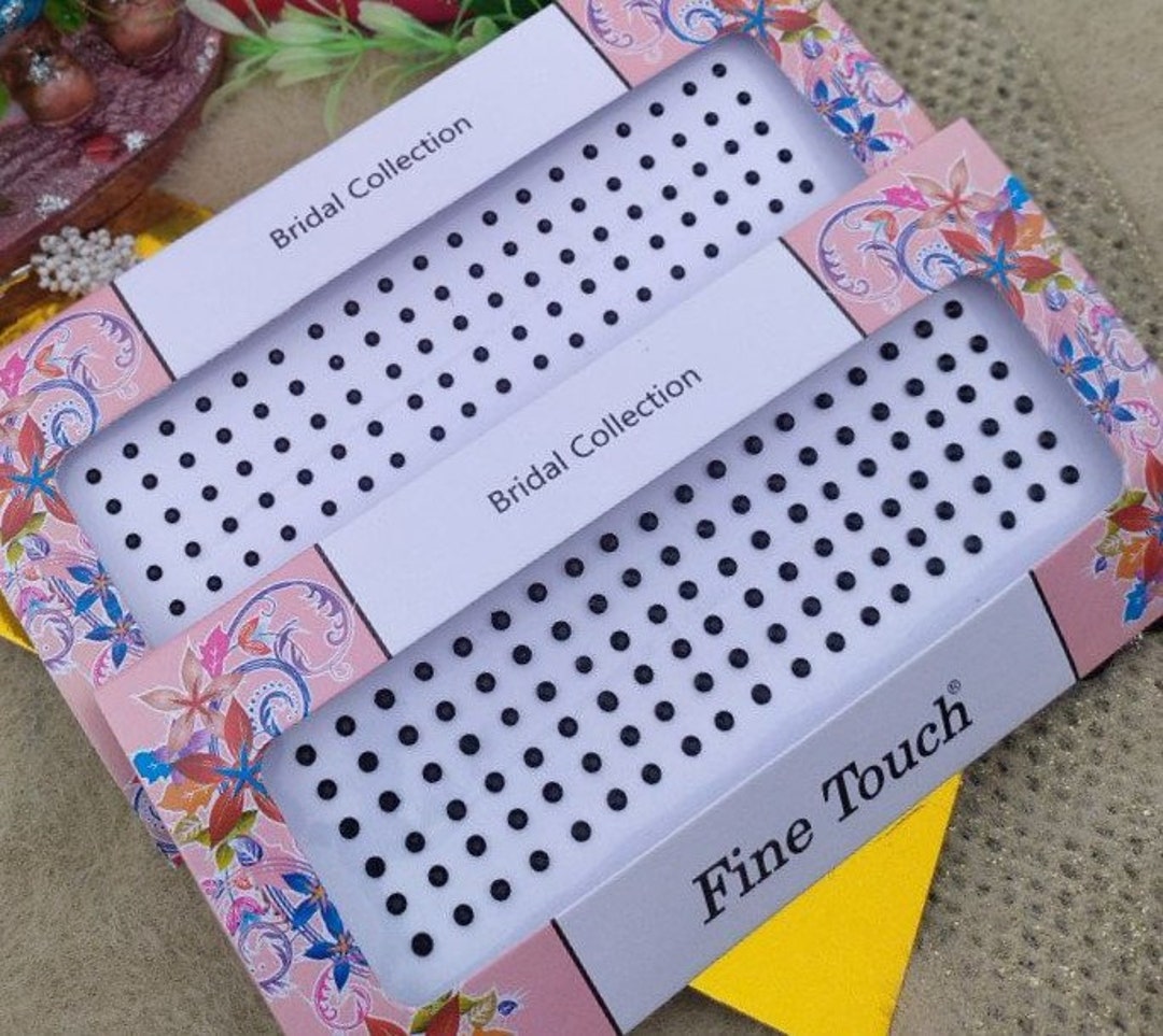 114bindis Black Small Round Indian Bindis Sticker,nose Studs Stickers ...