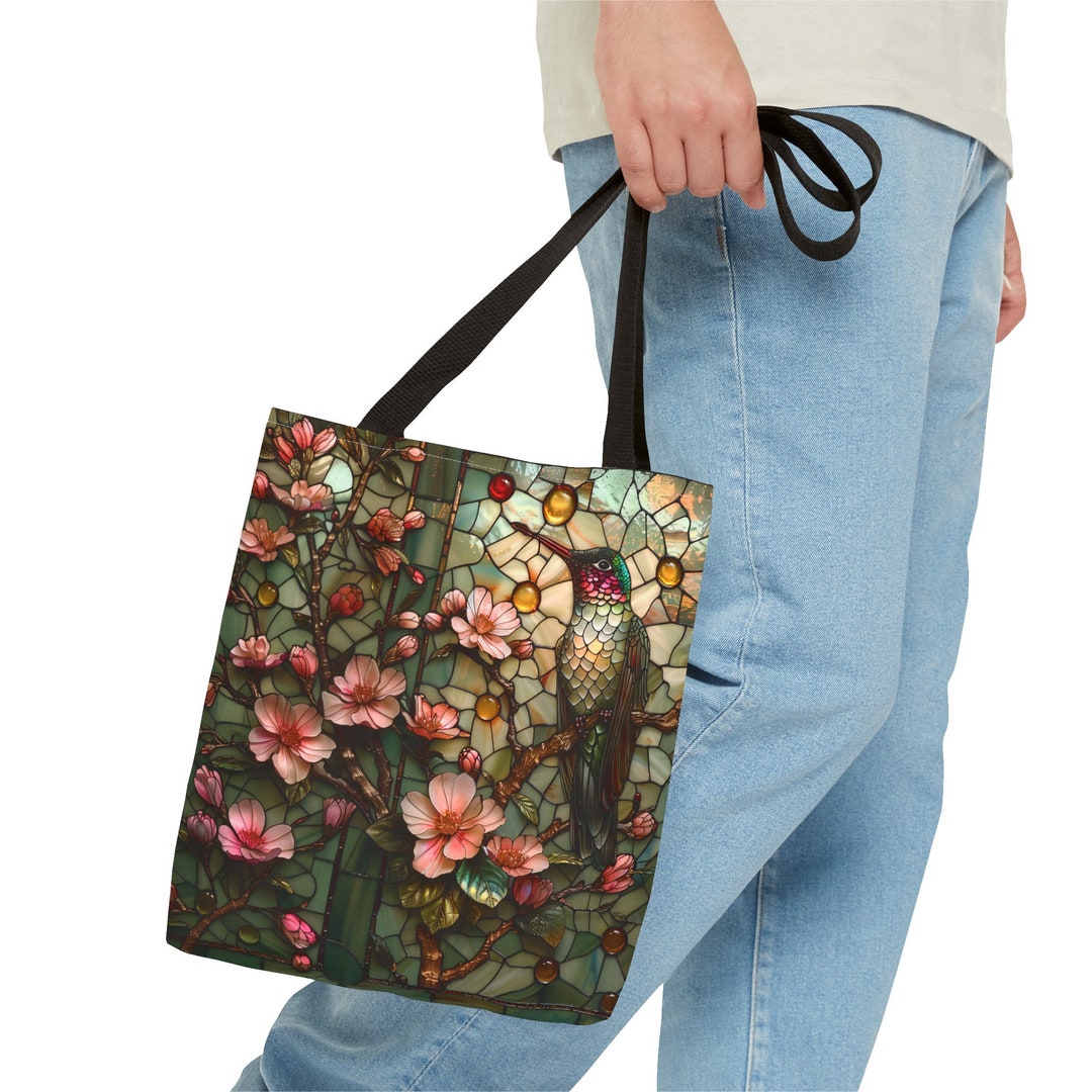 3D Jewel Hummingbird Tote Bag 3 Sizes 3 Diff Handle Colors Highly ...