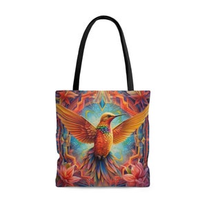 Golden Hummingbird Tote Bag Available in Three Sizes Unique Gift ...