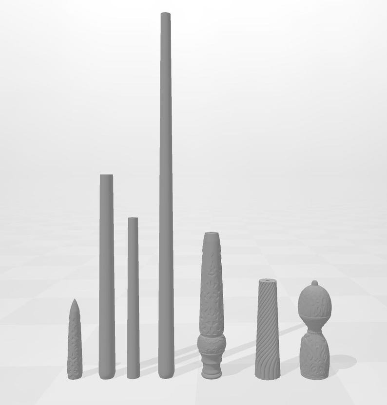 Glinda Training Wand 3D Print Files (SMALL WAND) - Etsy