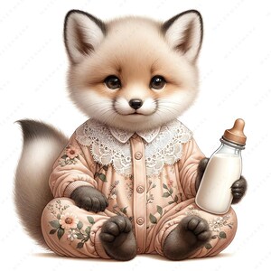 Baby Fox Clipart | Clipart Bundle | 10 Adorable Images | Animal Art ...