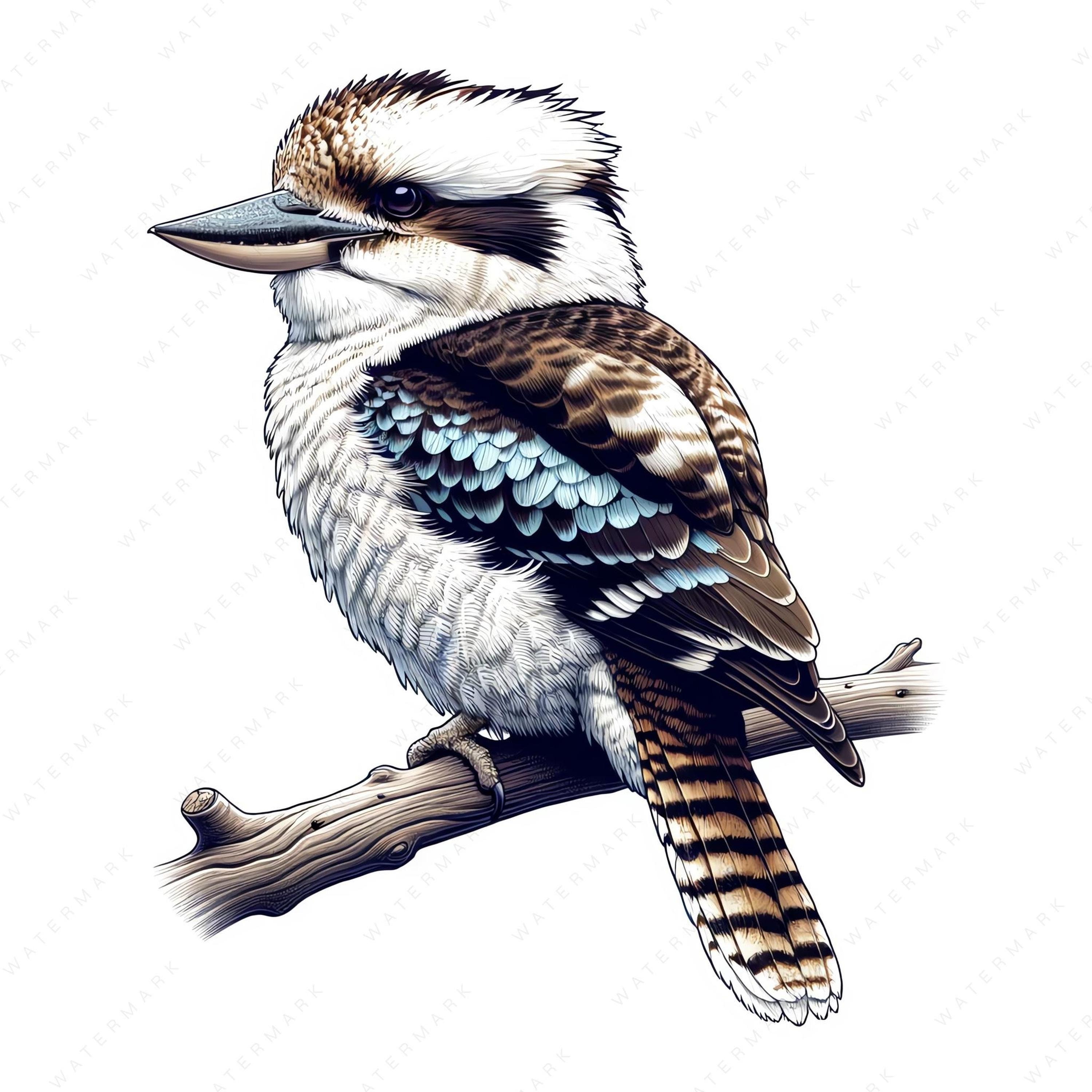 Kookaburra Clipart | 10 High-quality Images | Wall Art | Paper Craft ...