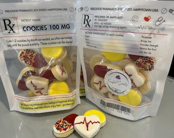 Get Well Cookie Gifts - Patient/pharmacy-techs/doctors/nurse ...