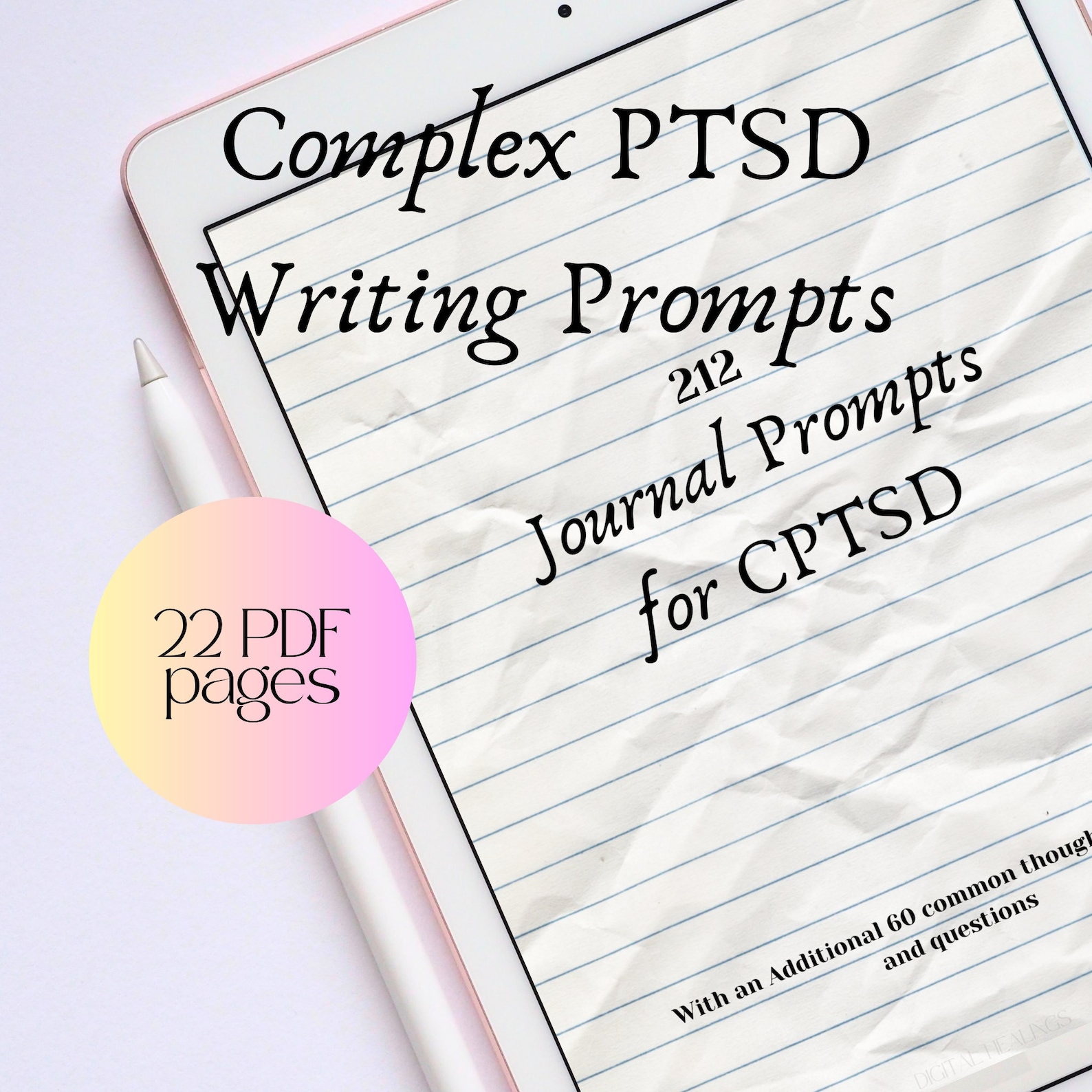 CPTSD Journal Prompts, Complex PTSD, CPTSD Writing Prompts, Trauma ...