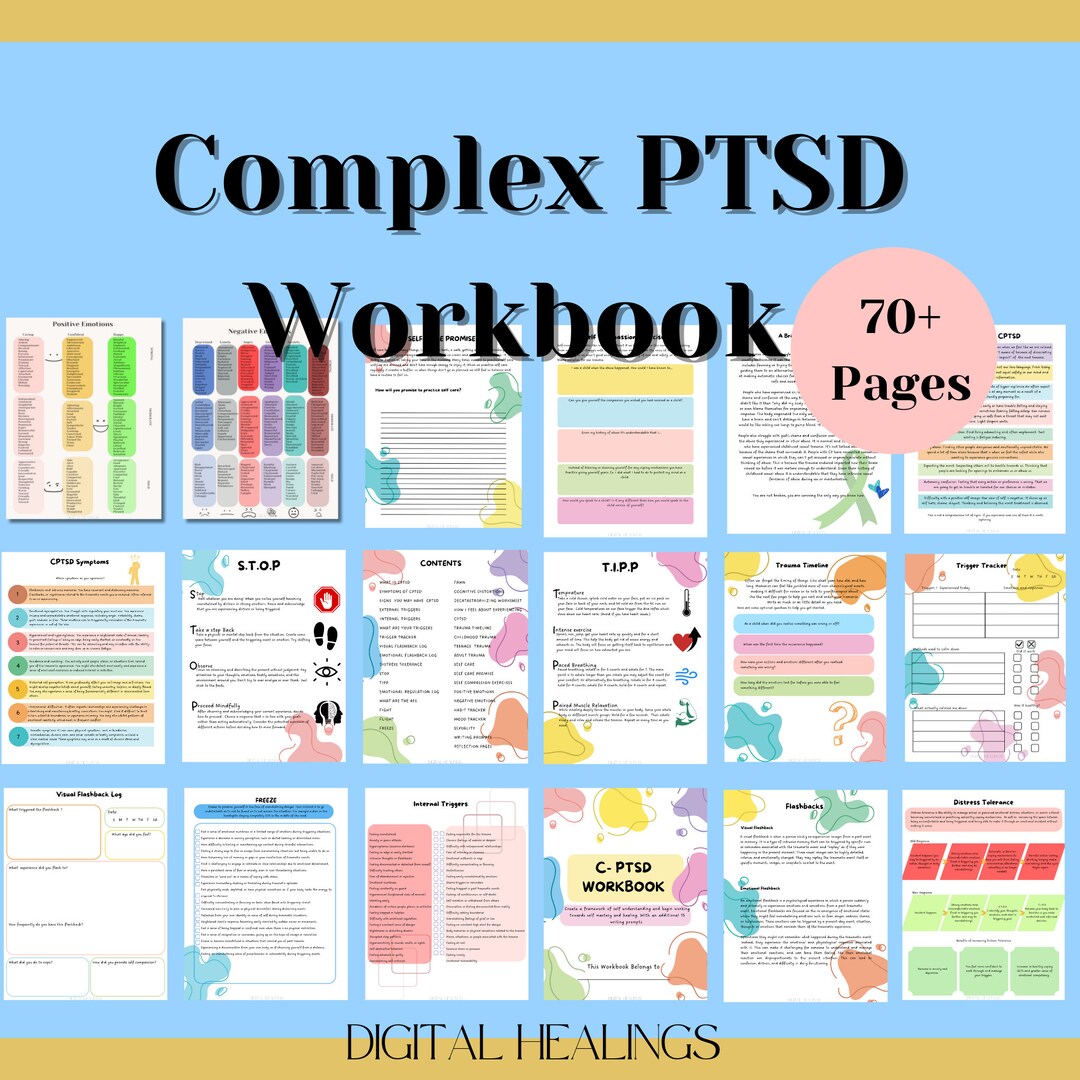CPTSD Workbook: Complex PTSD Workbook Work Towards Self - Etsy