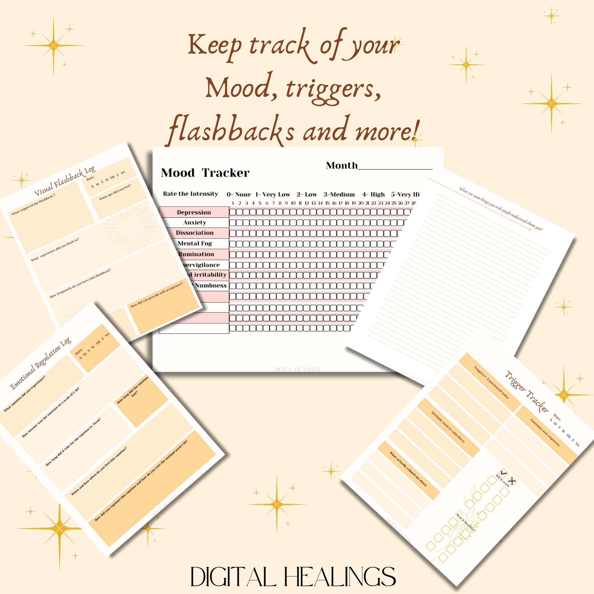 Complex PTSD Workbook: CPTSD Workbook Work Towards Self - Etsy