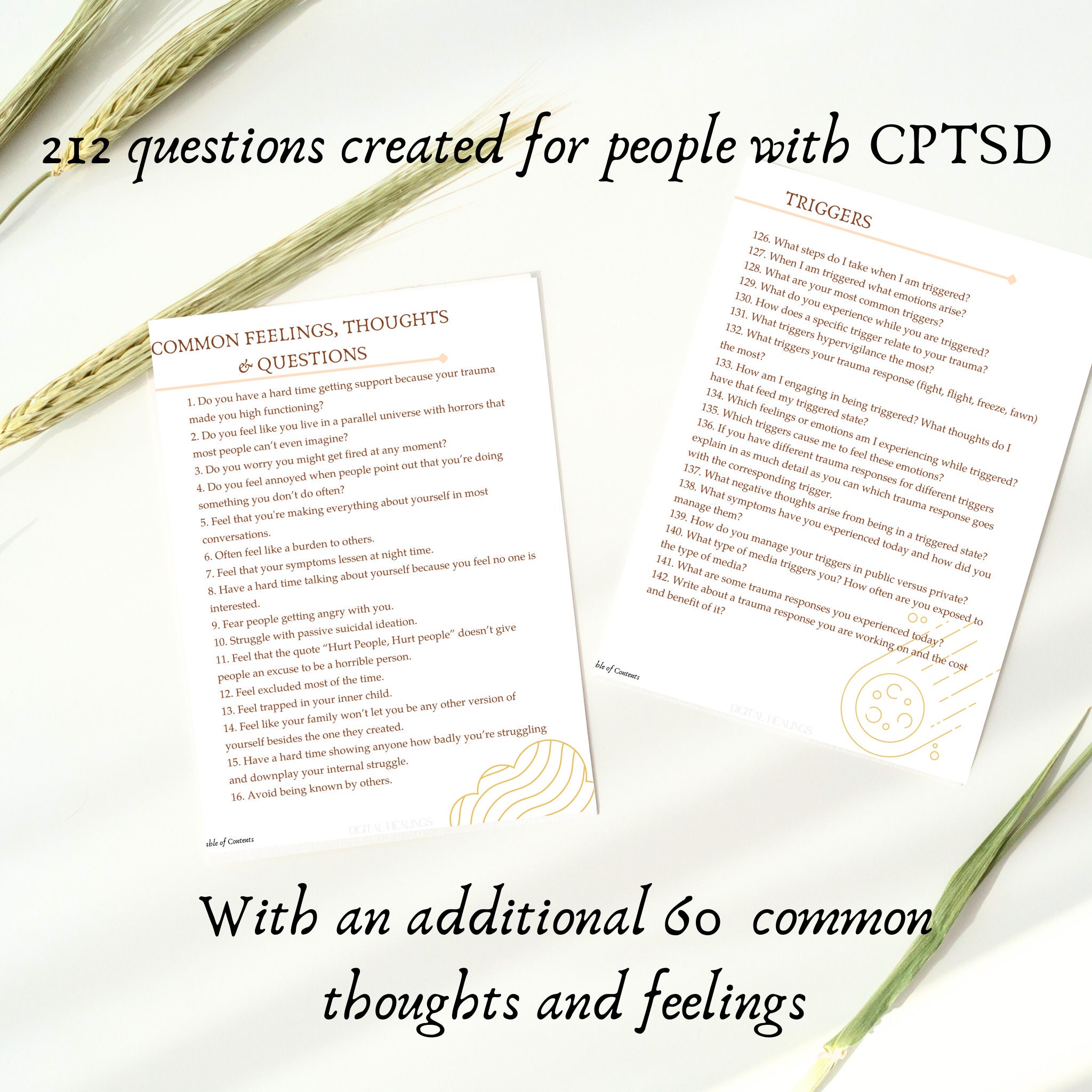 CPTSD Journal Prompts, Complex PTSD, CPTSD Writing Prompts, Trauma ...