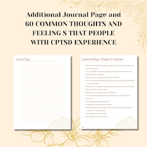 Journal Prompts for CPTSD, Complex PTSD, CPTSD Writing Prompts, Trauma ...