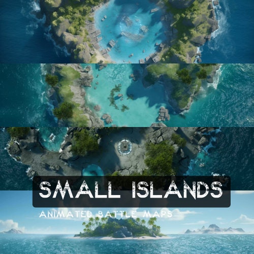 D&D Small Islands Animated Battlemaps Pack, Dungeons and Dragons ...