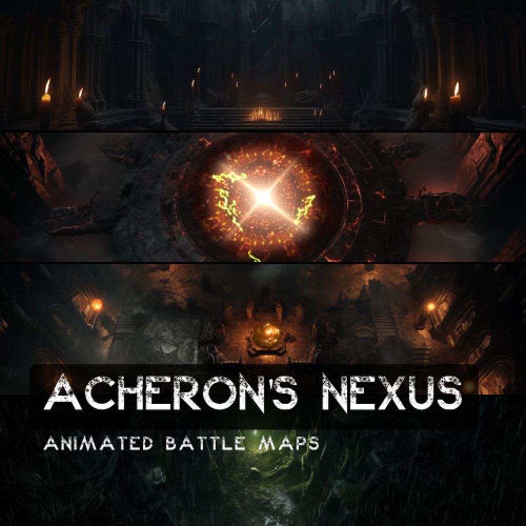 D&D Acheron's Nexus Animated Battlemaps Pack, Dungeons and Dragons ...