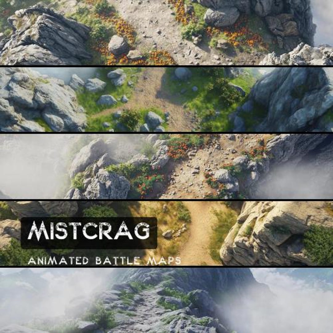 D&D Mistcrag Animated Battlemaps Pack, Dungeons and Dragons Digital ...