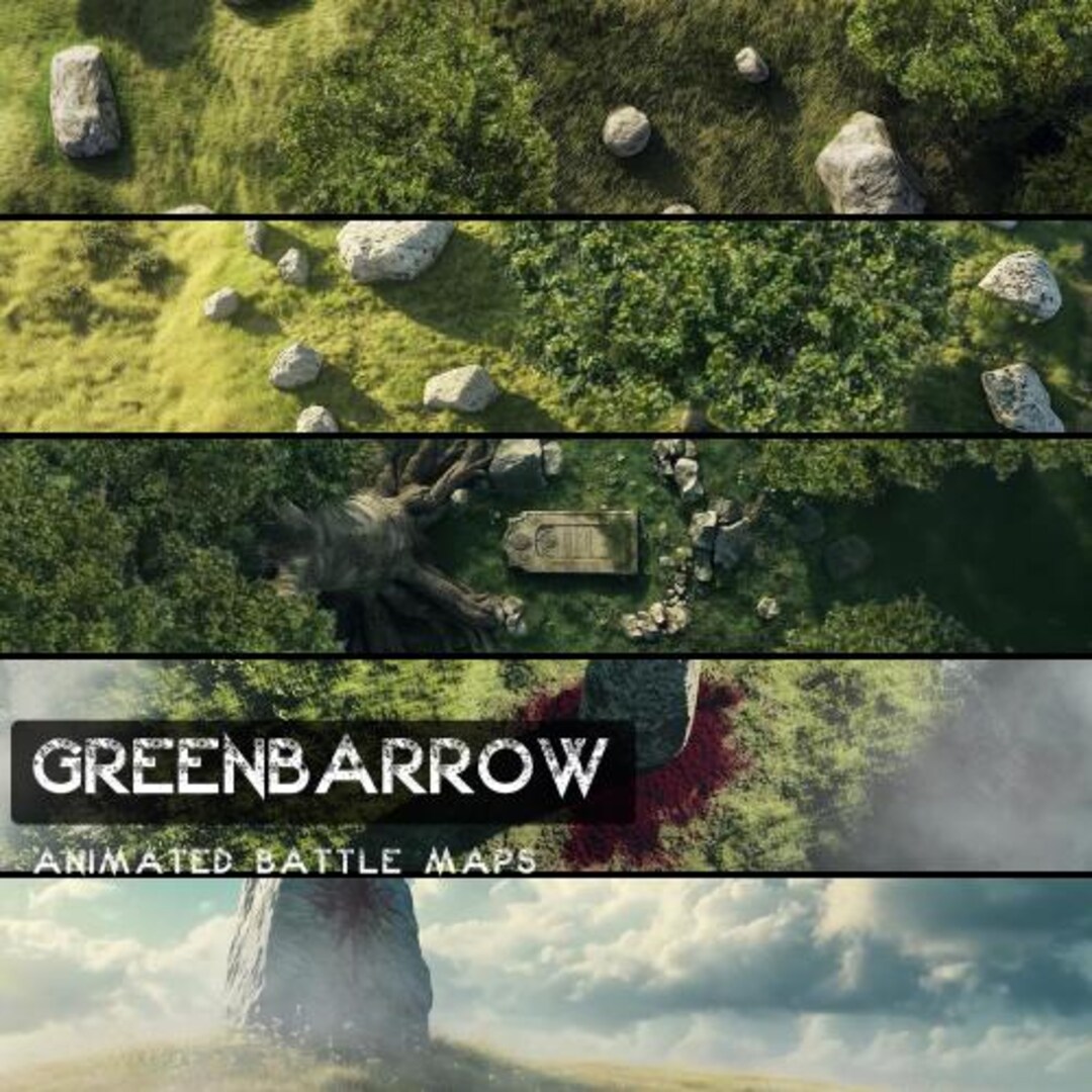 D&D Greenbarrow Animated Battlemaps Pack, Dungeons and Dragons Digital ...