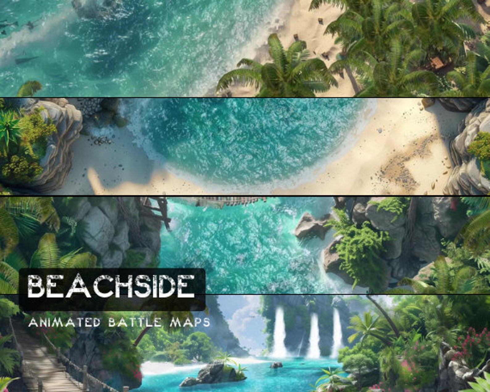 D&D Beachside Animated Battlemaps Pack, Dungeons and Dragons Digital ...