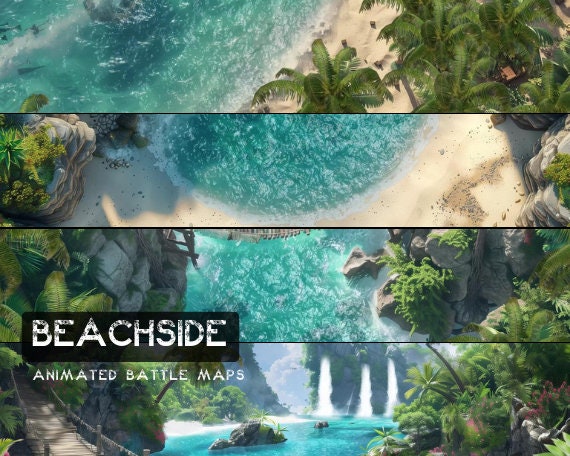 D&D Beachside Animated Battlemaps Pack, Dungeons and Dragons Digital ...