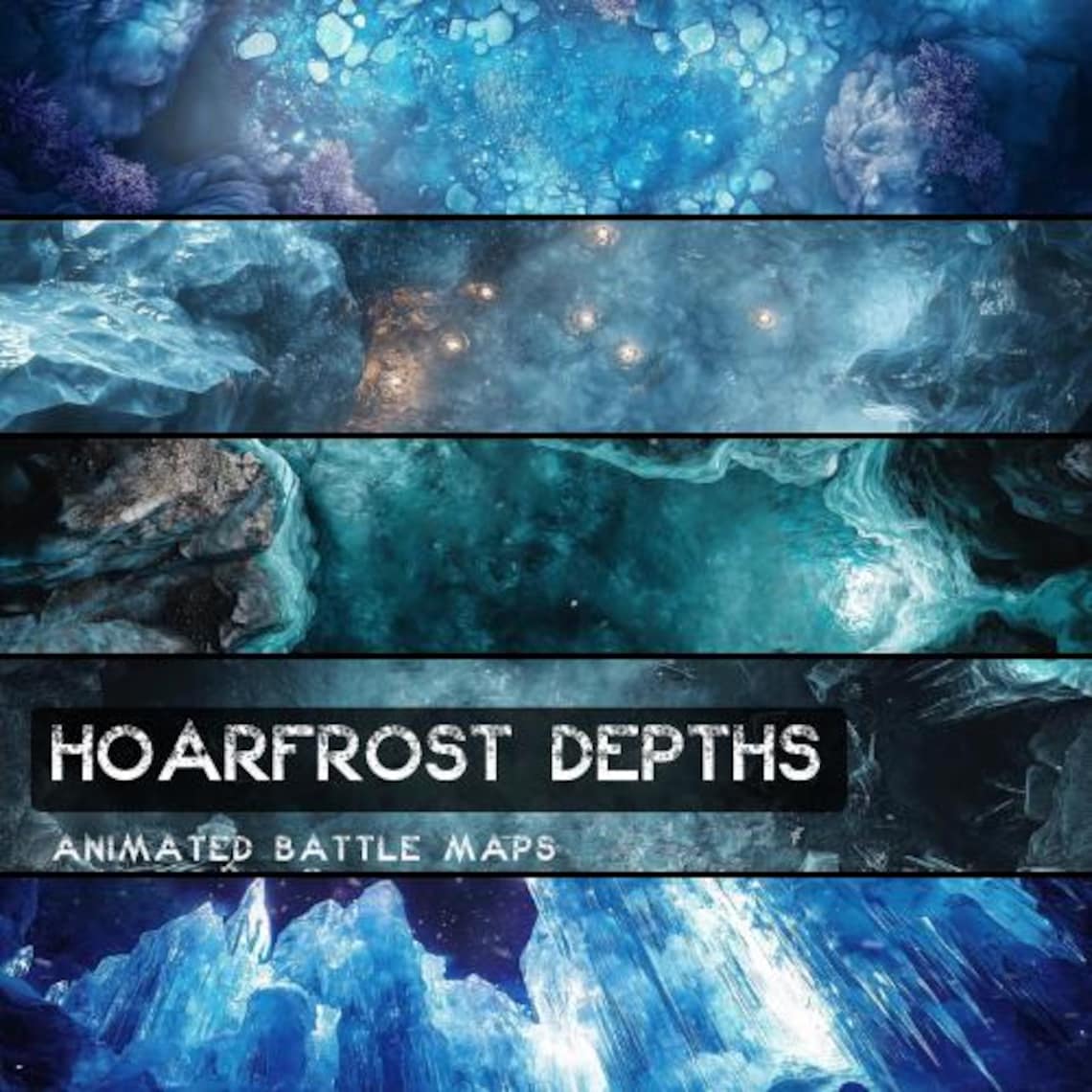 D&D Hoarfrost Depths Animated Battlemaps Pack, Dungeons and Dragons ...