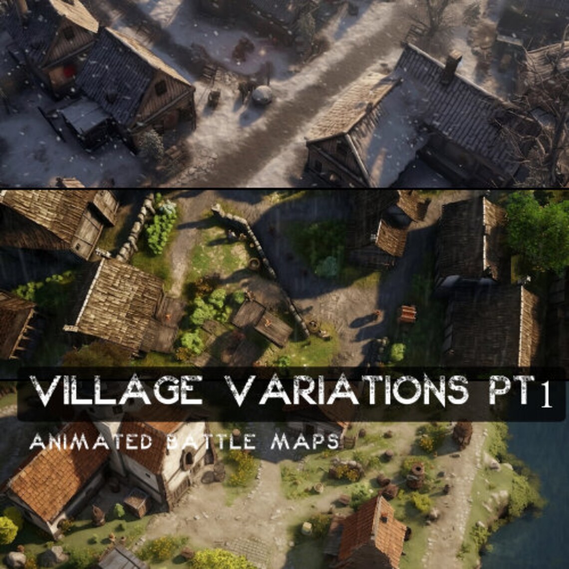 D&D Village Variations Part 1 Animated Battlemaps Pack, Dungeons and ...
